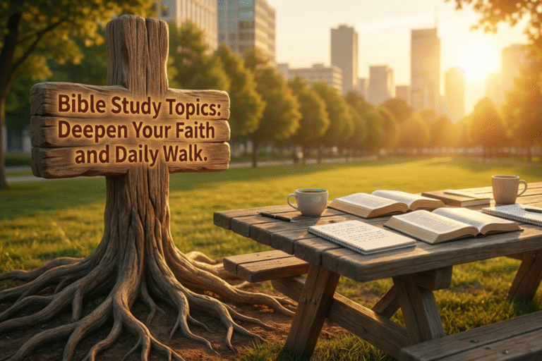 Bible Study Topics: Deepen Your Faith and Daily Walk - The Mentoring ...
